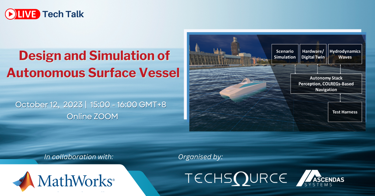 Live TechTalk: Design and Simulation of Autonomous Surface Vessel