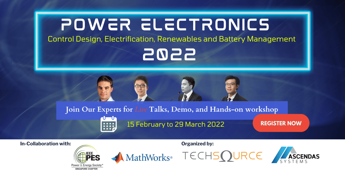 [Live Webinar 2022] Power Electronics Control Design Series