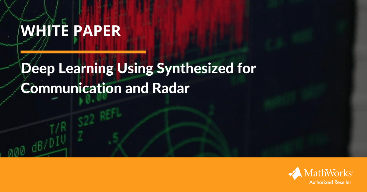 Deep Learning Using Synthesized for Communications and Radar