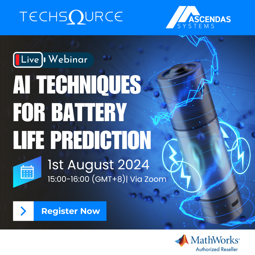 Live Webinar : AI Techniques for Battery Life Prediction